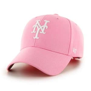 New York Mets Women's 47 Brand MVP Pink Rose Adjustable Hat - Detroit ...