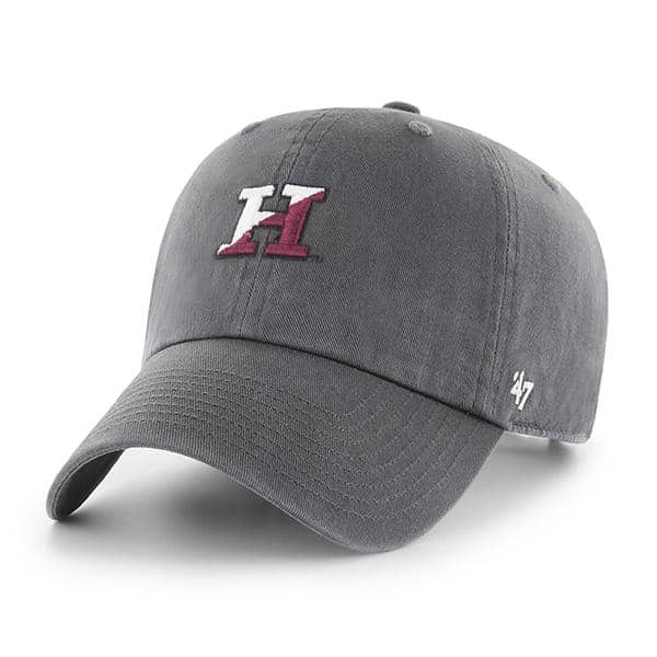 Harvard Crimson 47 Brand Abate Clean Up Charcoal Adjustable Hat ...