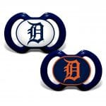 Detroit Tigers Navy Blue Pacifier 2 Pack - Detroit Game Gear