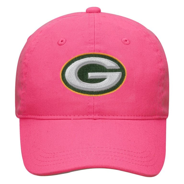 Green Bay Packers TODDLER Baby Pink Adjustable Hat - Detroit Game Gear