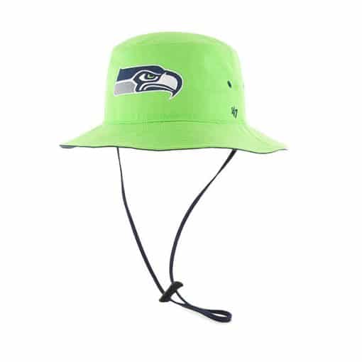 Seattle Seahawks 47 Brand Lime Kirby Bucket Hat - Detroit Game Gear