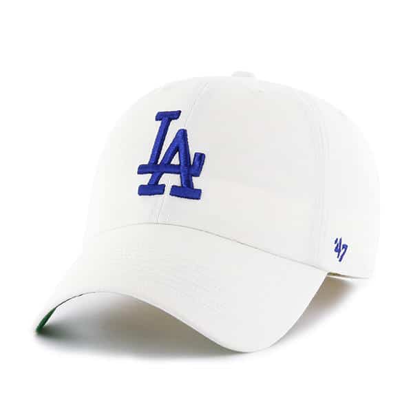 Los Angeles Dodgers 47 Brand White Franchise Fitted Hat - Detroit Game Gear