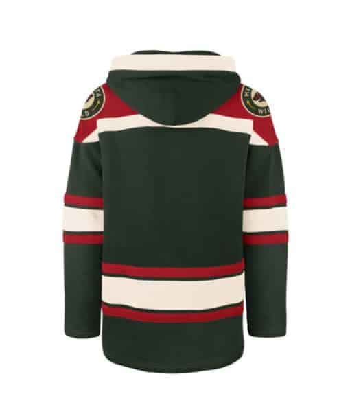 Minnesota Wild Men's 47 Brand Dark Green Pullover Jersey Hoodie ...