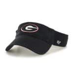 Georgia Bulldogs 47 Brand VISOR Black Adjustable Hat - Detroit Game Gear