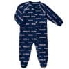 Connecticut Huskies Baby Navy Raglan Zip Up Sleeper Coverall - Detroit ...
