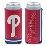Philadelphia Phillies 12 oz Red Slim Can Cooler Holder - Detroit Game Gear