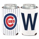 Chicago Cubs 12 oz White "W" Can Cooler Holder - Detroit Game Gear