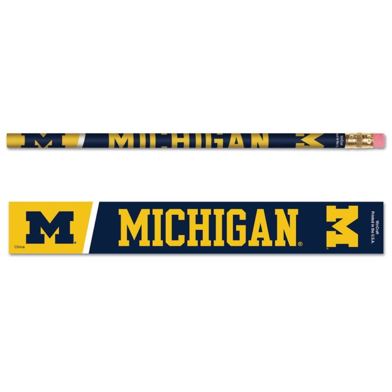 Michigan Wolverines Pencil 6 Pack - Detroit Game Gear