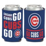 Chicago Cubs 12 oz Blue Slogan Can Cooler Holder - Detroit Game Gear