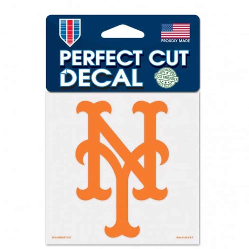 New York Mets 4"x4" Perfect Cut Color Decal - Detroit Game Gear