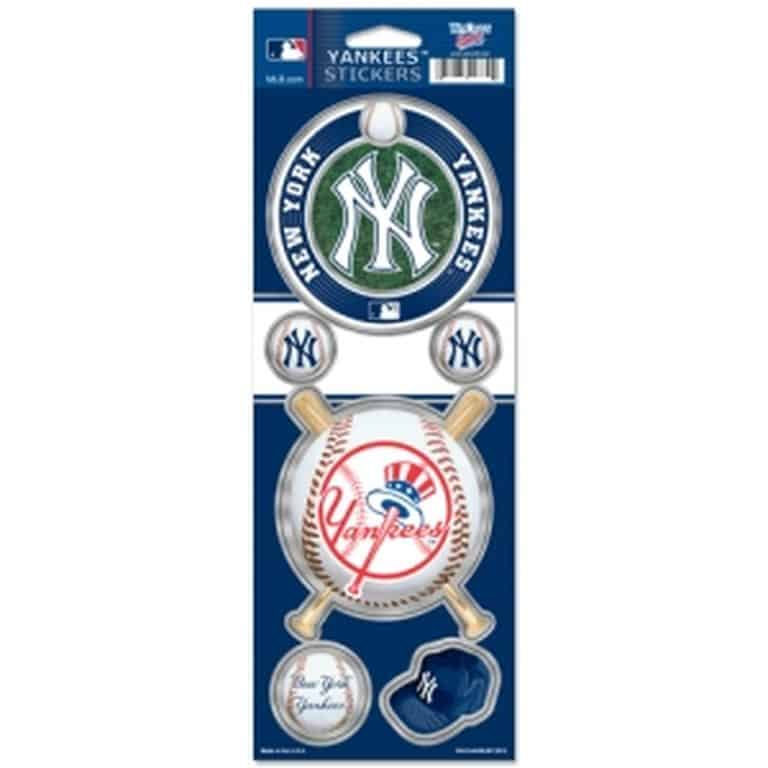 New York Yankees Stickers Prismatic - Detroit Game Gear