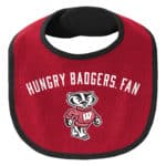 Wisconsin Badgers Baby Black 3 Piece Creeper Set - Detroit Game Gear