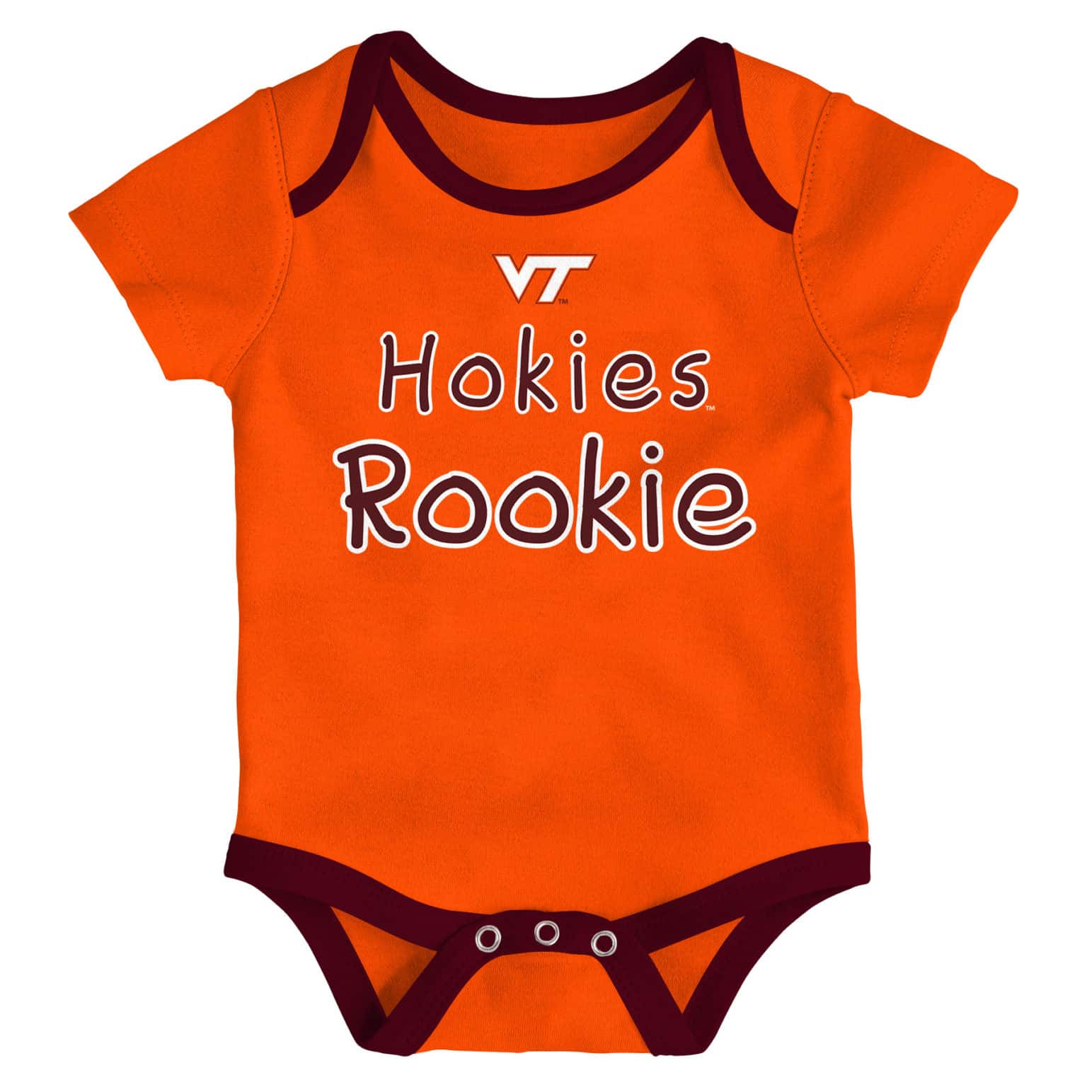 Virginia Tech Hokies Baby 3 Pack Future Star Onesie Creeper Set ...