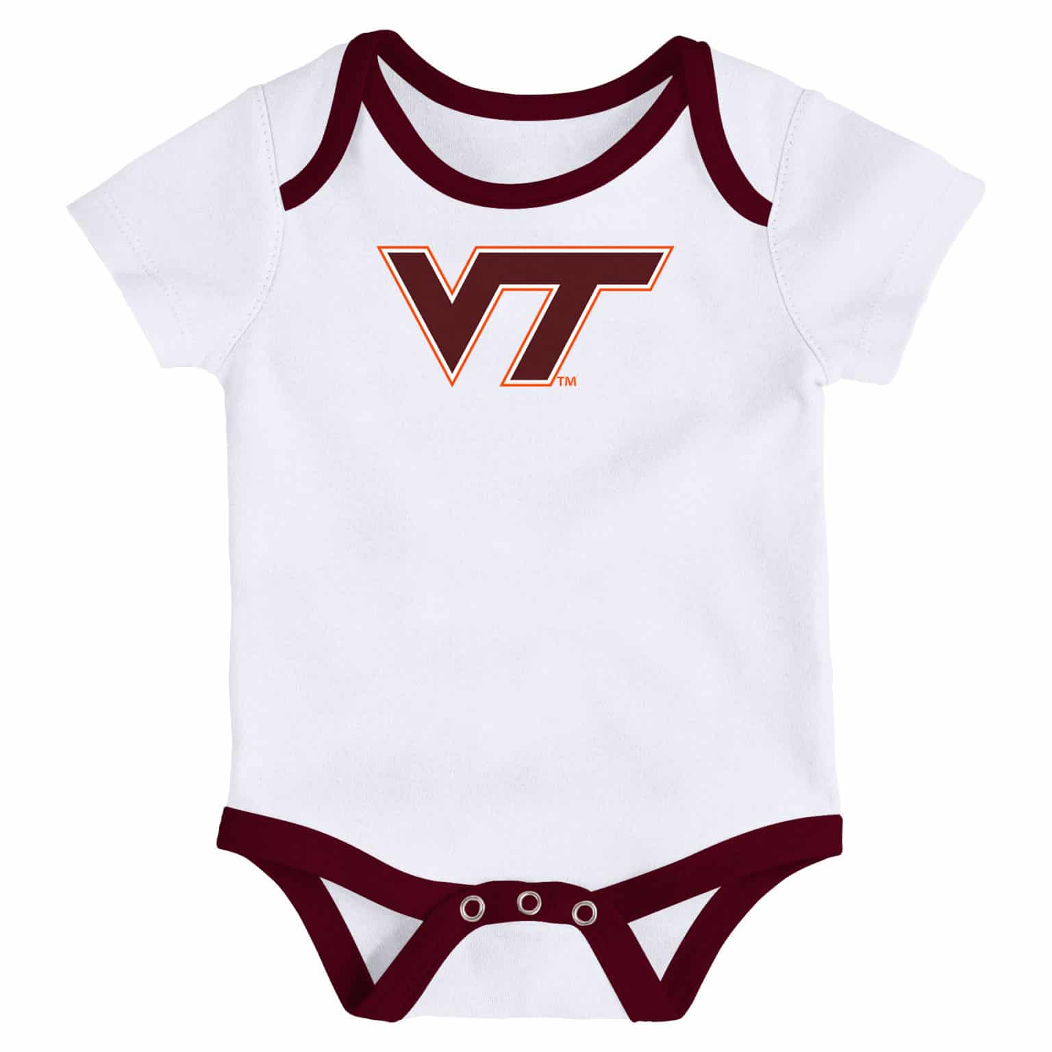 Virginia Tech Hokies Baby 3 Pack Future Star Onesie Creeper Set ...