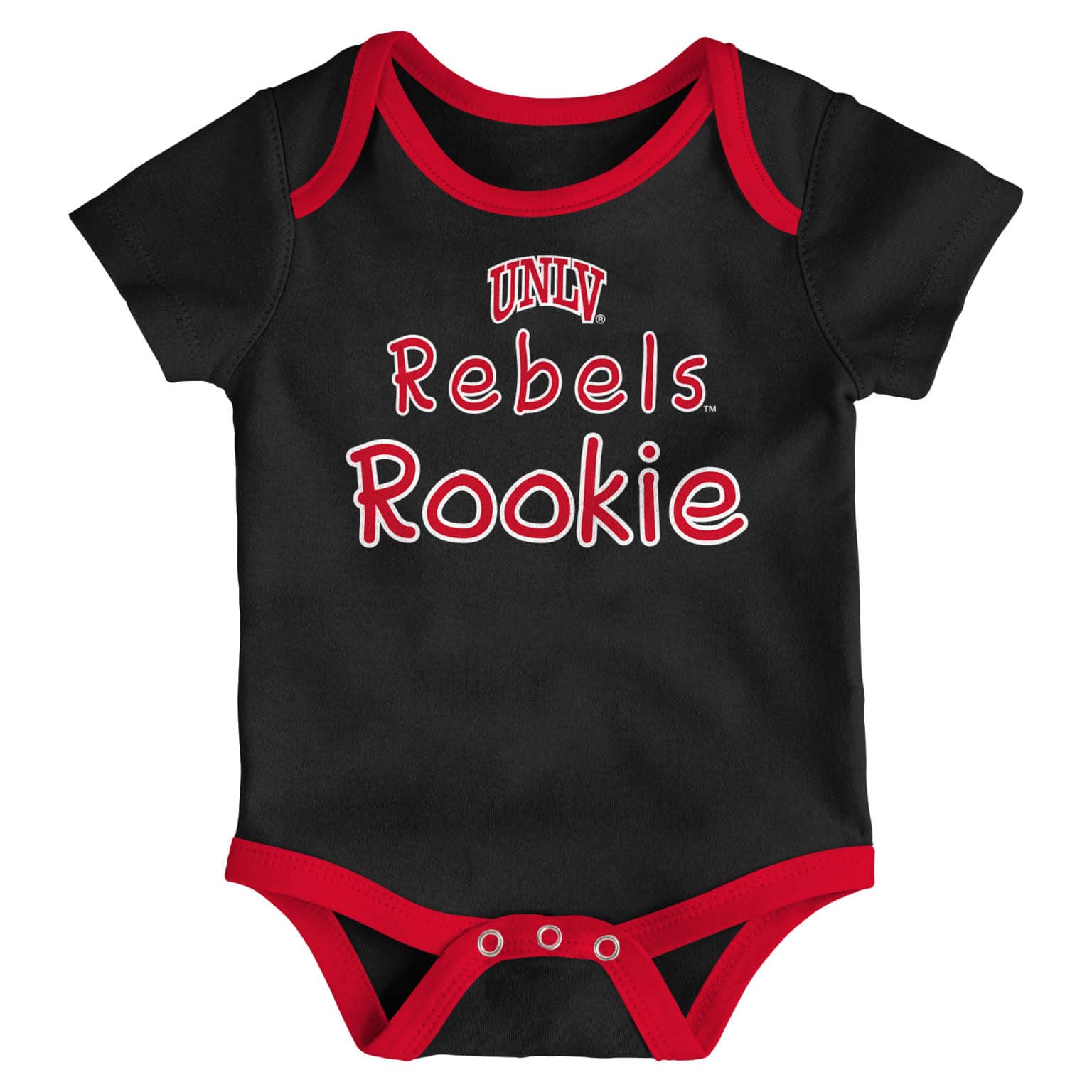 UNLV Rebels Baby 3 Pack Future Star Onesie Creeper Set - Detroit Game Gear