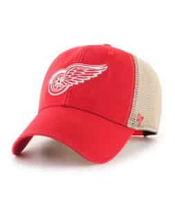 Detroit Red Wings 47 Brand Red MVP Mesh Snapback Hat - Detroit Game Gear