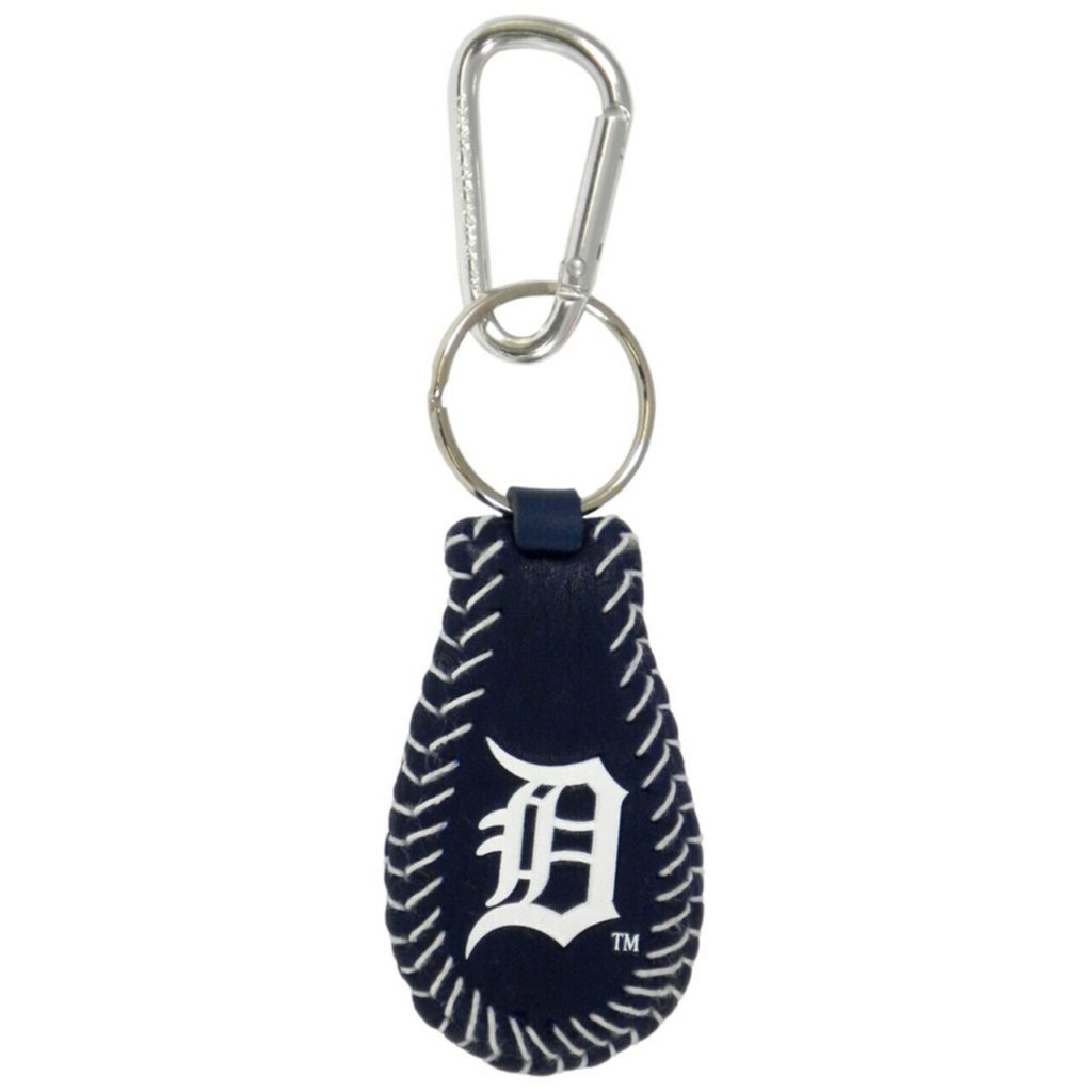 Detroit Tigers Keychain - Navy Classic Baseball - Detroit Game Gear