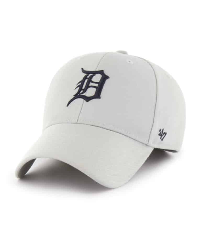 Detroit Tigers 47 Brand Gray MVP Adjustable Hat - Detroit Game Gear