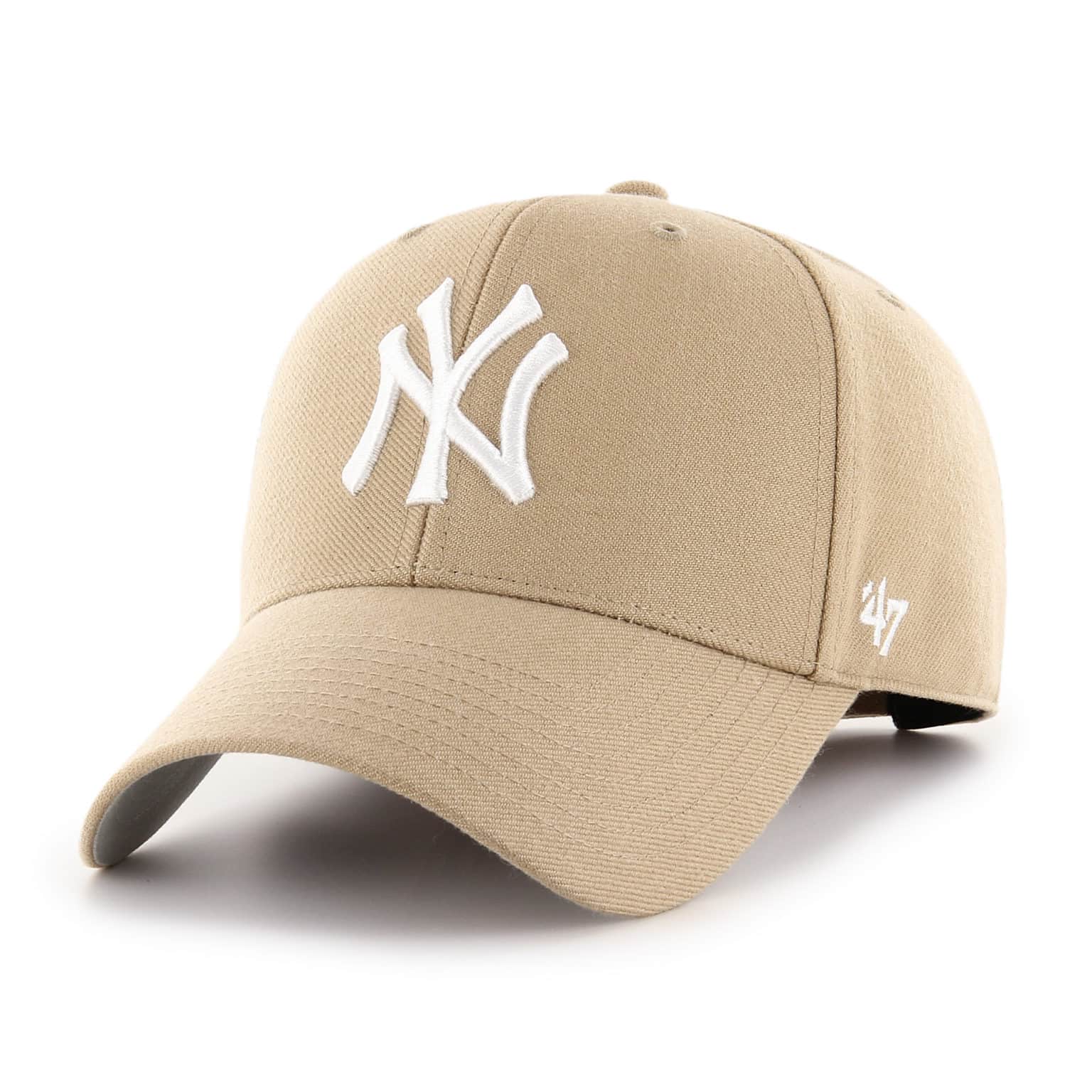 New York Yankees 47 Brand Khaki MVP Adjustable Hat - Detroit Game Gear