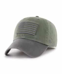 Operation Hat Trick 47 Brand USA Flag Moss Franchise Fitted Hat ...