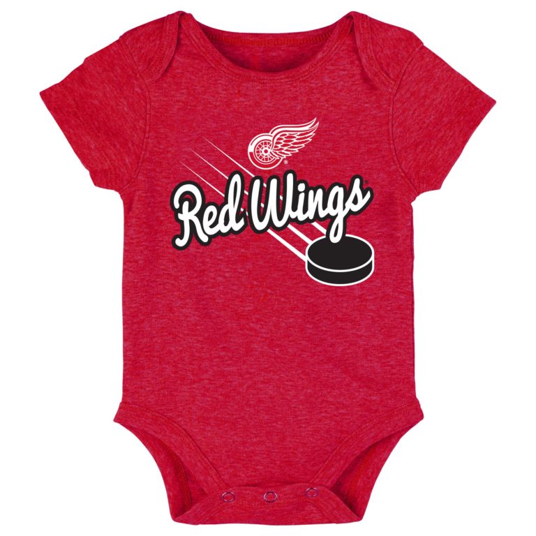 Detroit Red Wings Baby Red Onesie Creeper - Detroit Game Gear