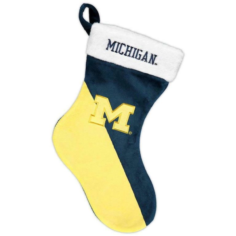 Michigan Wolverines 2020 Basic Christmas Stocking - Detroit Game Gear