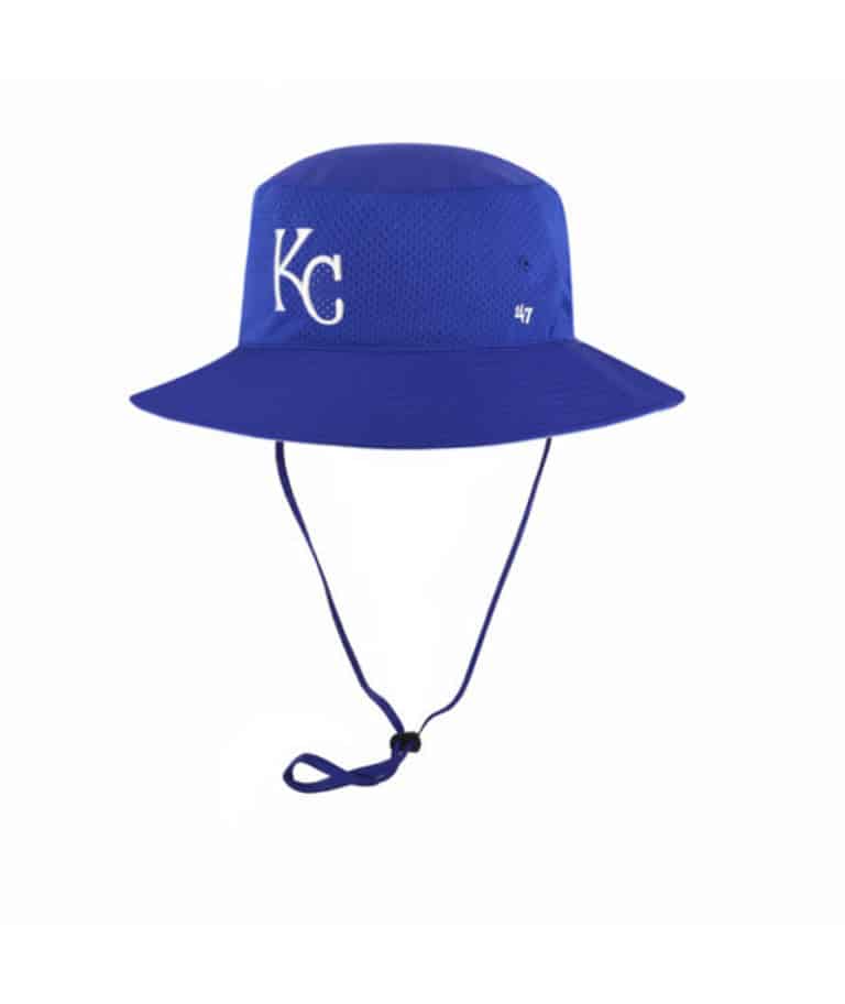Kansas City Royals 47 Brand Blue Panama Bucket Hat - Detroit Game Gear