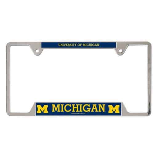 Michigan Wolverines Metal License Plate Frame - Detroit Game Gear