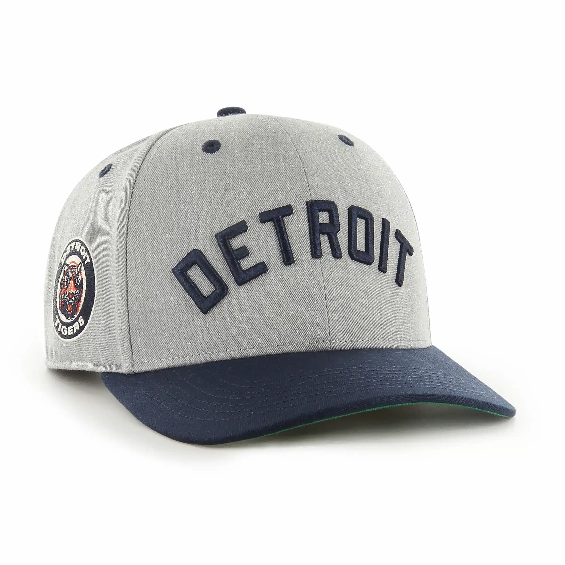 Detroit Tigers 47 Brand Cooperstown Fly Out Gray Snapback Hat - Detroit ...