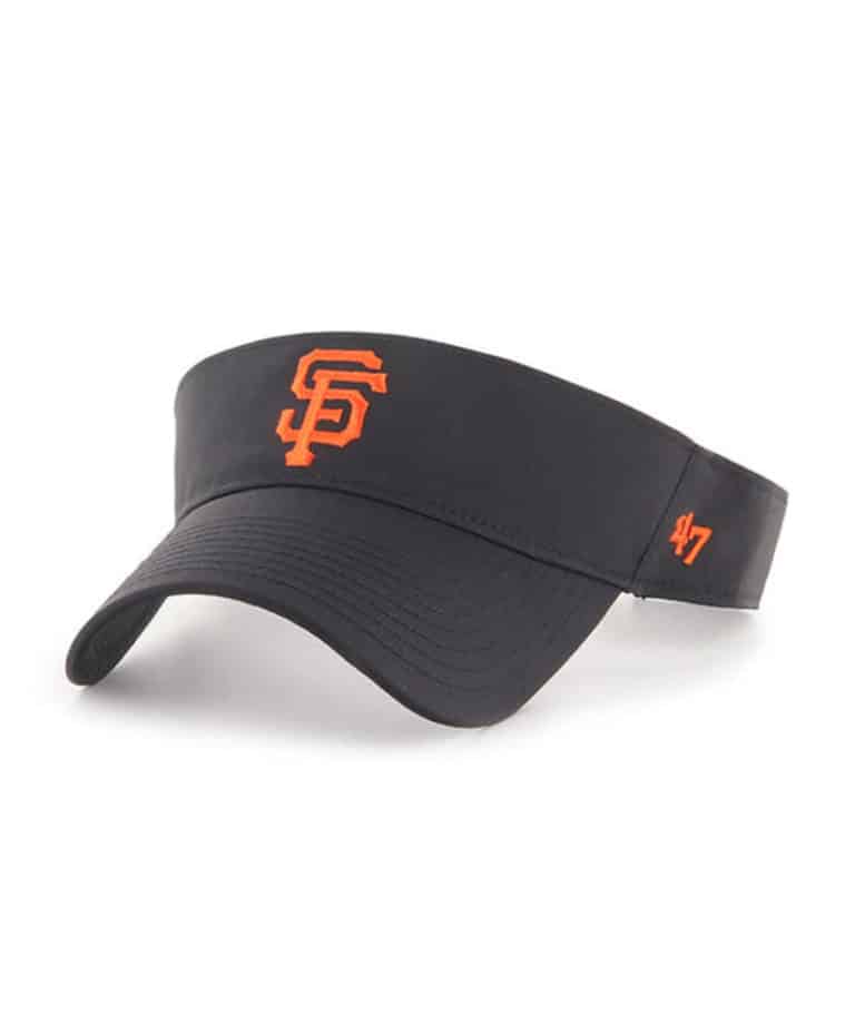 San Francisco Giants 47 Brand Elliot Black VISOR Adjustable Hat ...