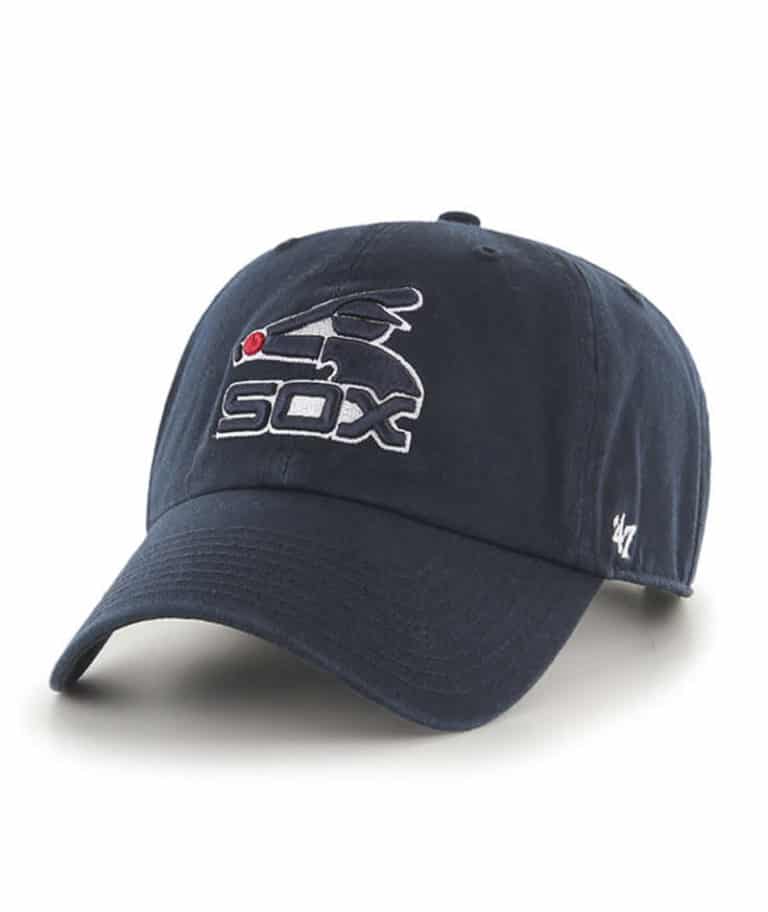 Chicago White Sox 47 Brand Navy Cooperstown Clean Up Adjustable Hat ...