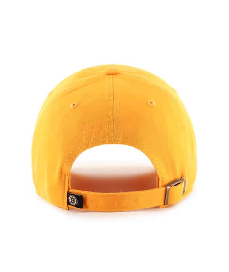 Boston Bruins 47 Brand Yellow Clean Up Adjustable Hat - Detroit Game Gear