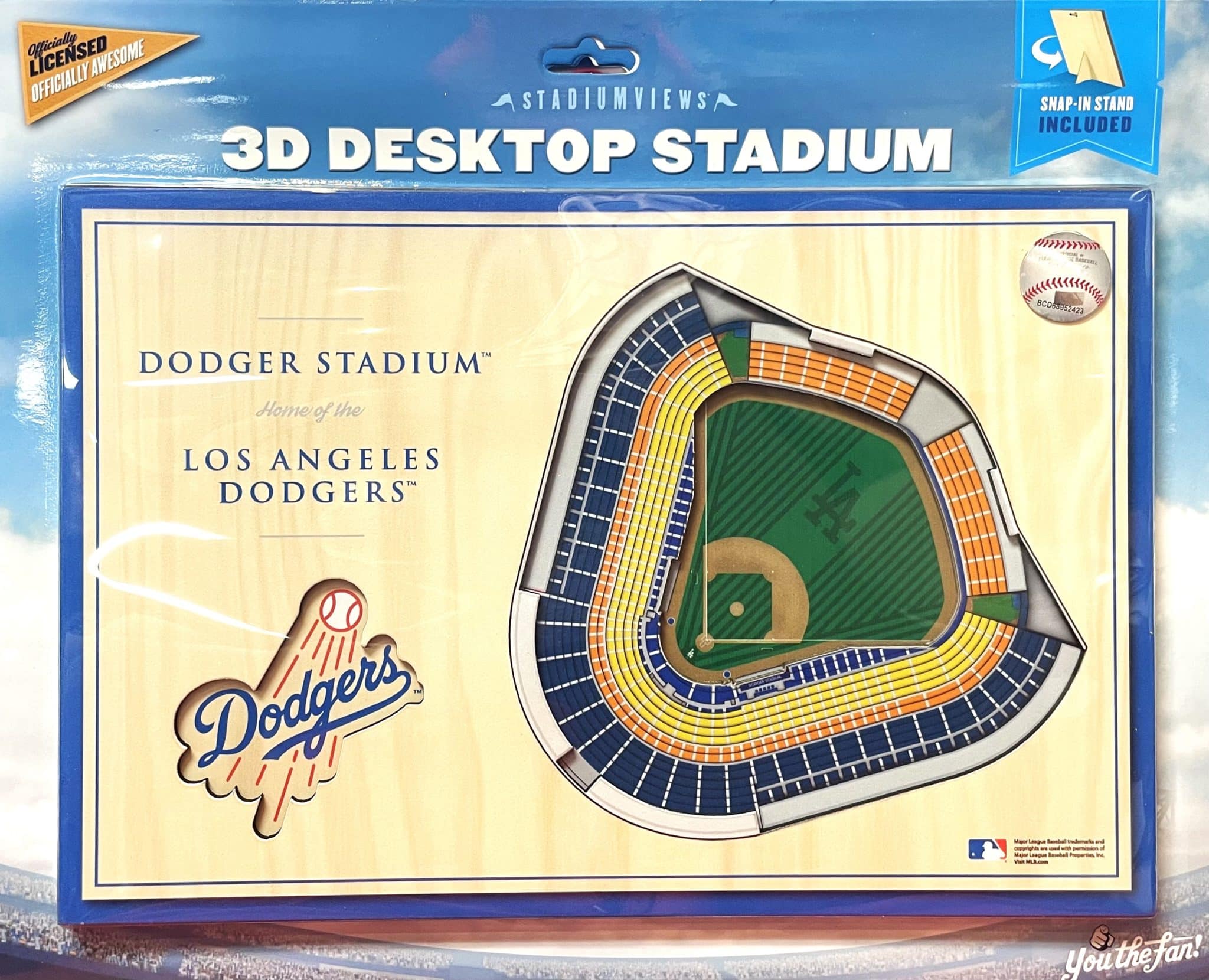 Los Angeles Dodgers 3-D StadiumViews Desktop Display - Detroit Game Gear