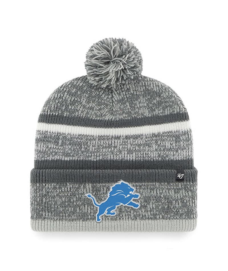 Detroit Lions 47 Brand Charcoal Northward Cuff Knit Hat - Detroit Game Gear