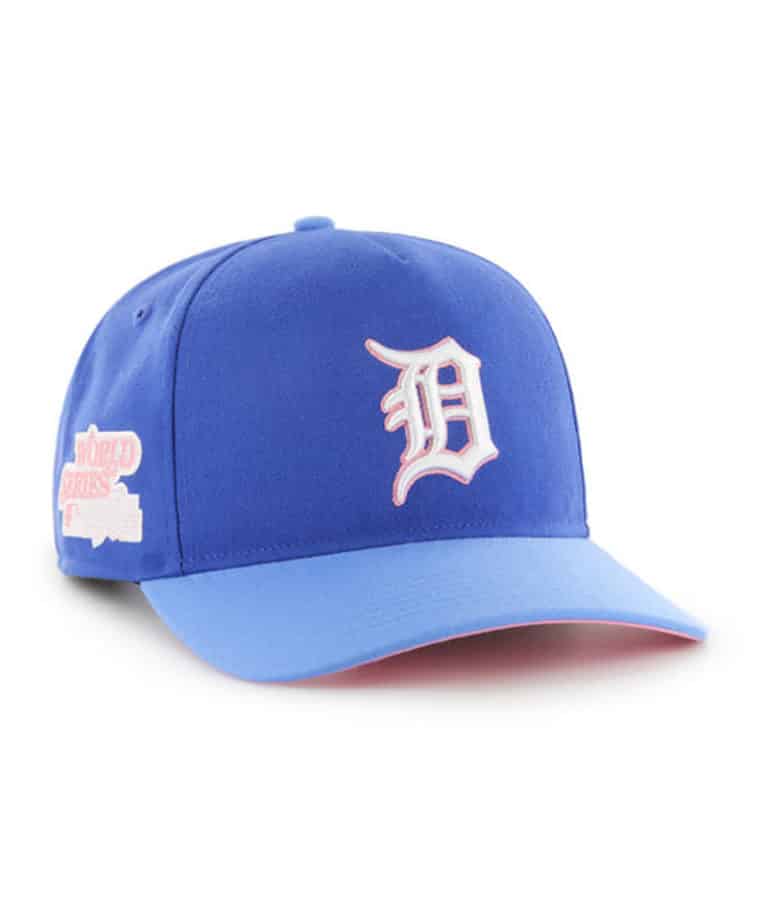 Detroit Tigers 1984 World Series 47 Brand Blue Komodo Hitch Snapback ...