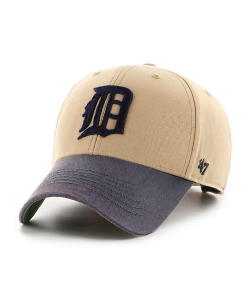 Detroit Tigers World Series 47 Brand Khaki MVP Adjustable Hat - Detroit ...