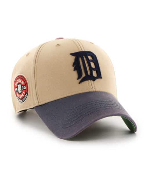 Detroit Tigers World Series 47 Brand Khaki MVP Adjustable Hat - Detroit ...